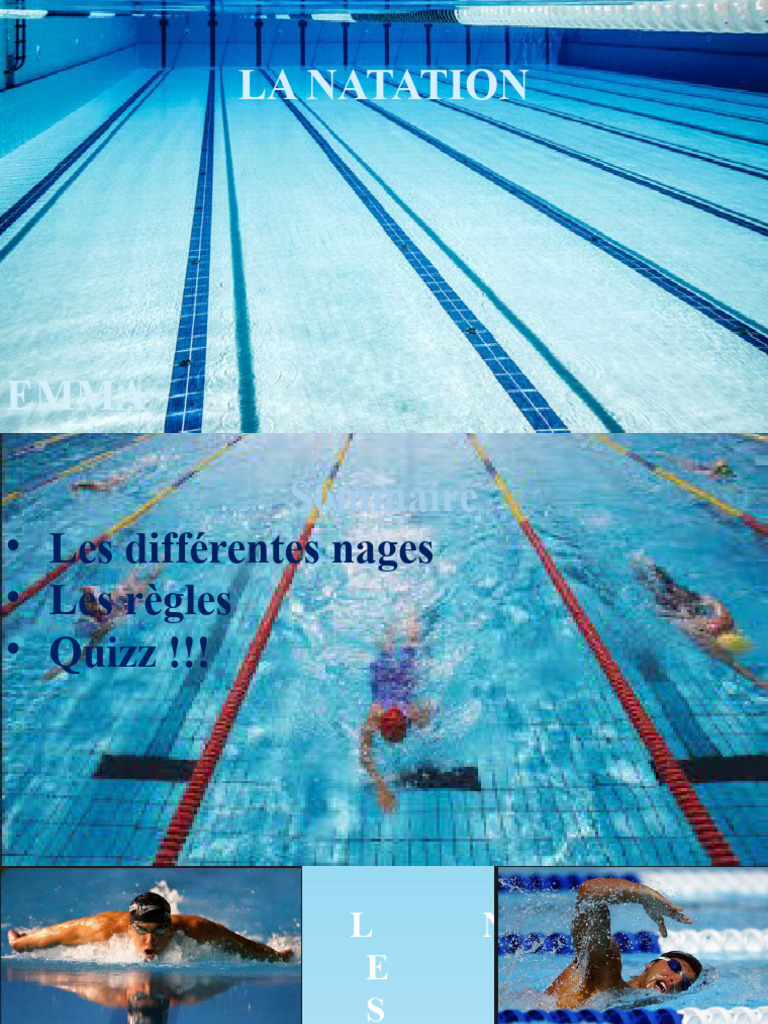 Présentation Piscine | PDF | Nage | Sports individuels