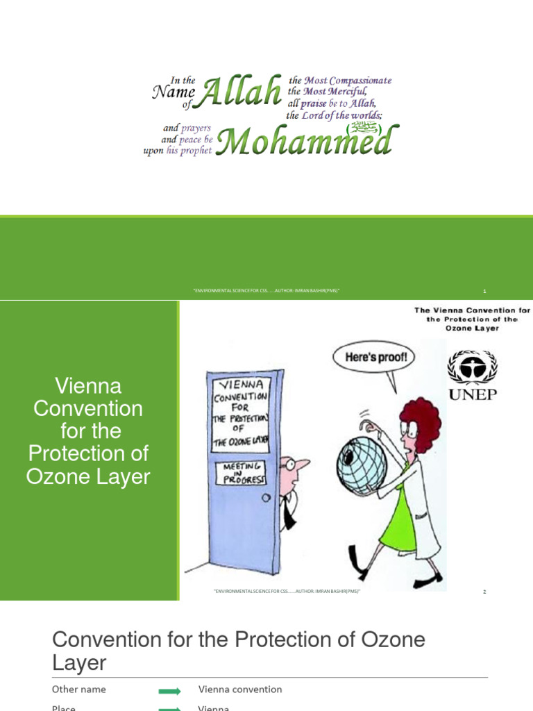 Vienna Convention on Ozone Protection | PDF | Science | Environmental ...