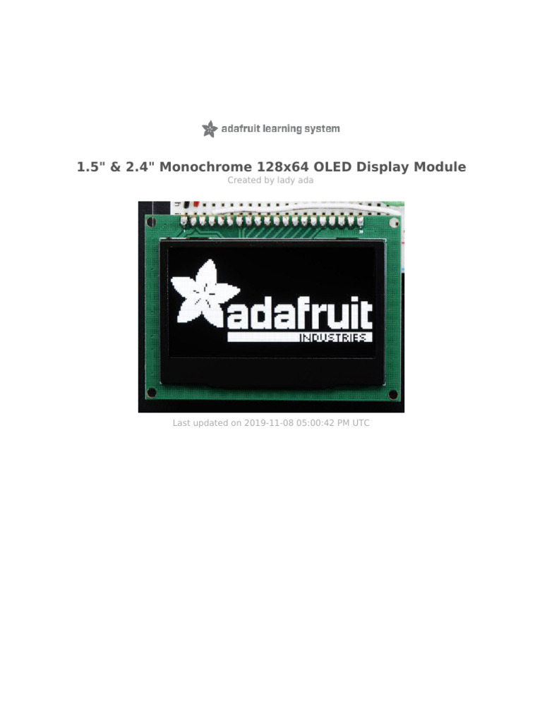 LCD 12864 Datasheet | Download Free PDF | Arduino | Computer Science