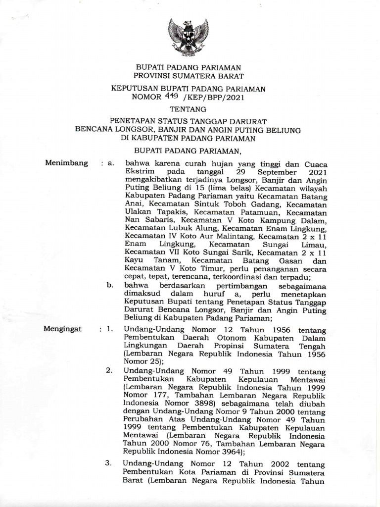 panduan_sk-tanggap-darurat-panduan_1649335496 | PDF