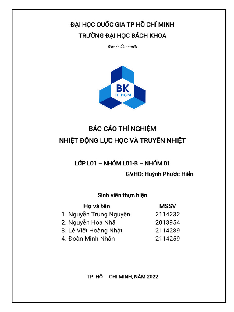 BTL Nhóm 01 L01 B1 | PDF
