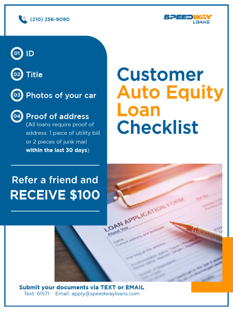 Checklist | PDF | Identity Document | Vehicle Insurance