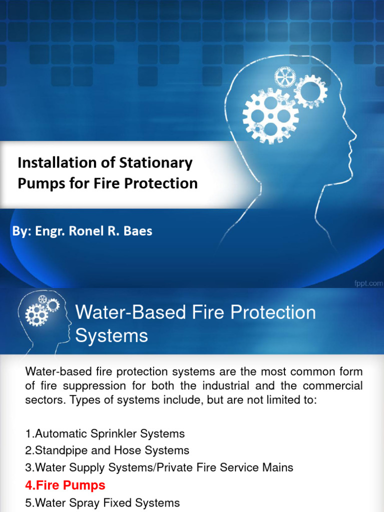 Fire Pump Pdf Pump Fire Sprinkler System