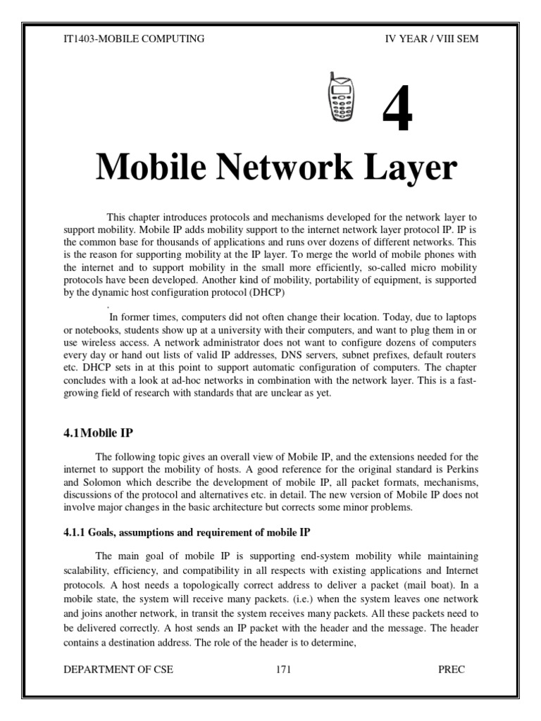 MC Unit 4 | PDF | Routing | Internet Protocols MC Unit 4 | PDF | Routing | Internet Protocols