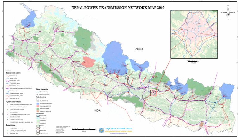 Nepal Tranmission Network Map Sep 4 2022 New | PDF
