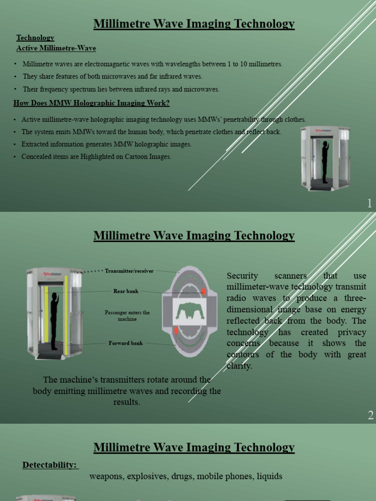Millimetre Wave Imaging Technology | PDF | Extremely High Frequency ...