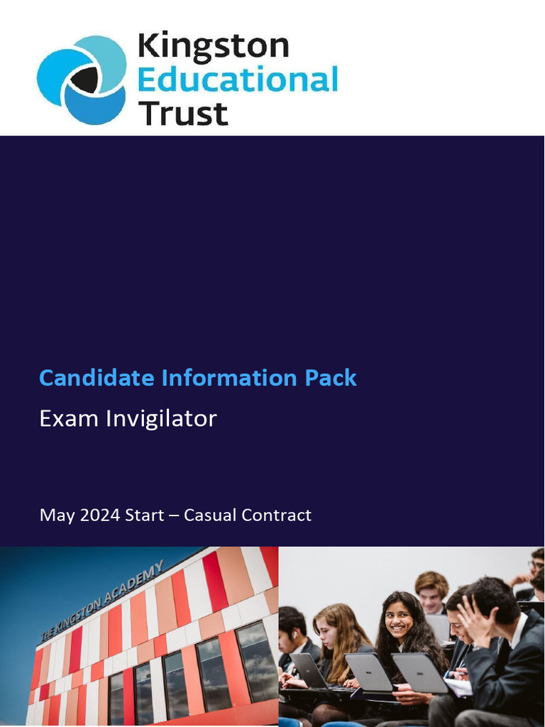 Exam Invigilator Job Pack April 2024 | PDF