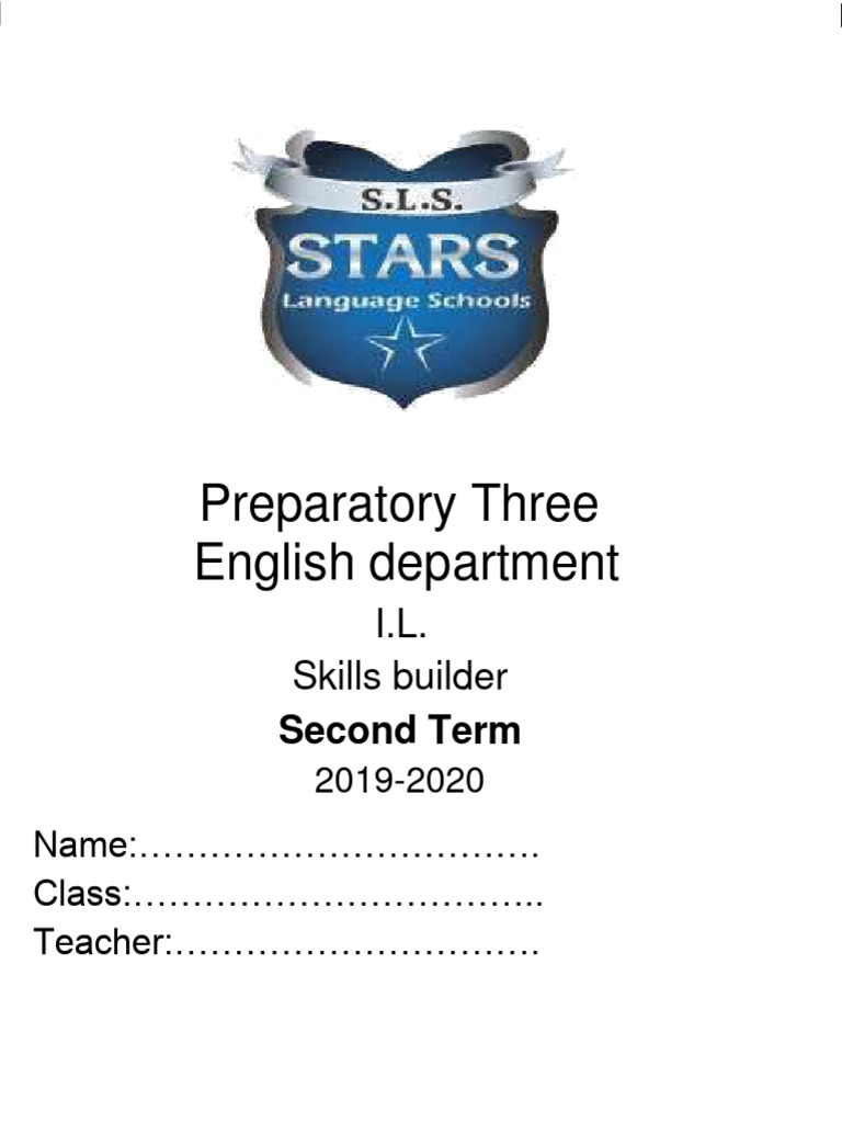 Skills Booklet Prep 3 Second Semester Final | PDF | Narration | Foot (Unit)