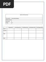 Document Control Form Template | PDF