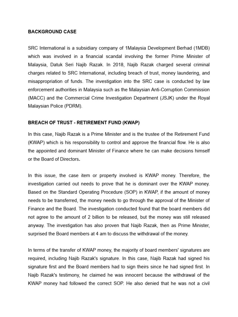 SRC Najib | PDF | Najib Razak | Appeal