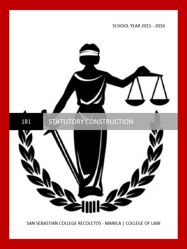 Statutory Construction 1b1 | PDF | Bill (Law) | United States House Of ...