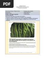 Laguna Copperplate: Oldest Philippine Script | PDF