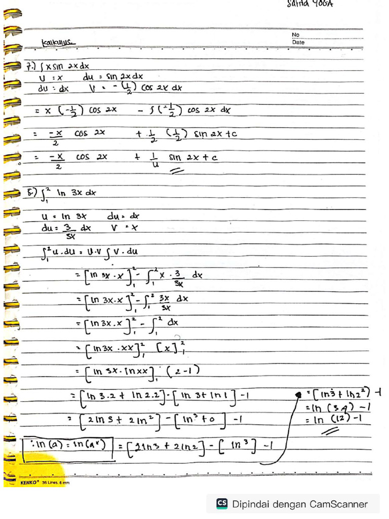 Kalkulus Pertemuan 9 - Compressed | PDF