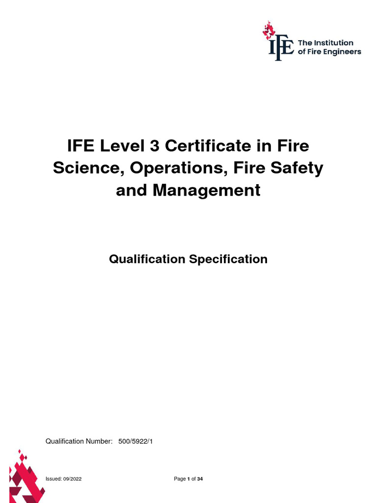 Fire Science Level 3 Certificate | PDF | Combustion | Heat