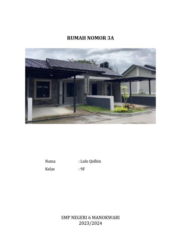 Cerita Horor Rumah No. 3A | PDF | Griya & Taman | Fiksi Misteri ...