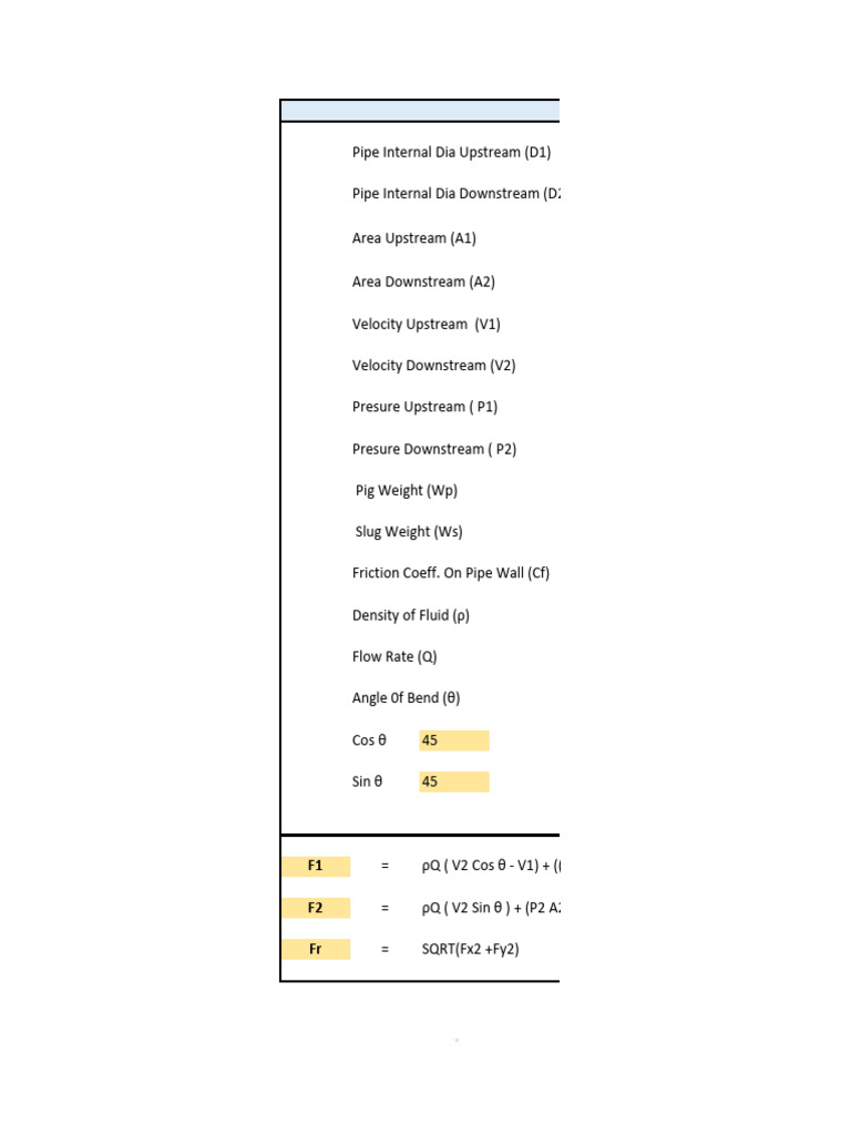 Slug Force (General Formula) | PDF | Pressure | Classical Mechanics