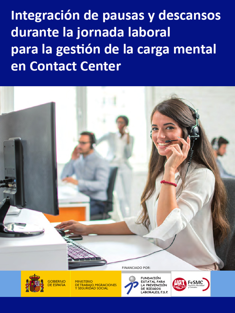 Guia Pausas Contact Center | PDF | Centro de llamadas | Empleo
