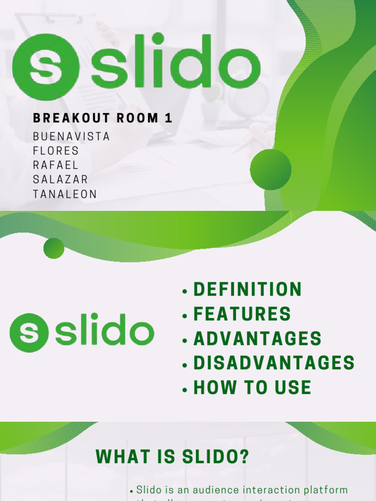Group 1 Slido | PDF | Analytics | Multiple Choice
