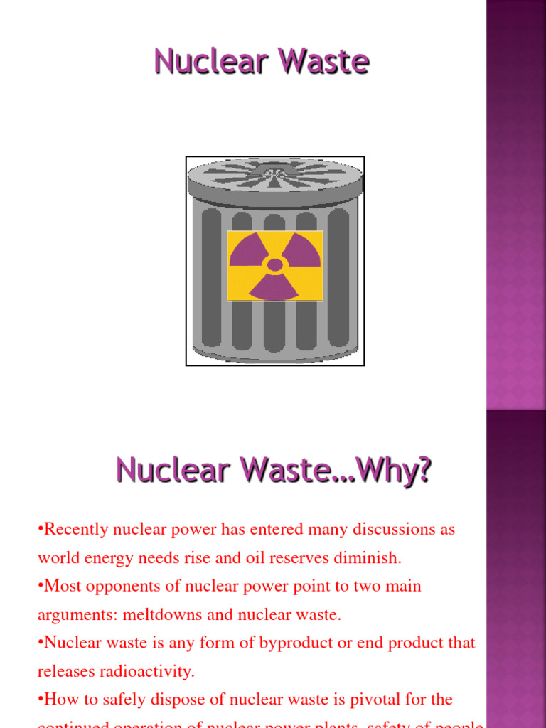 Lecture 14 | PDF | Radioactive Waste | Nuclear Power