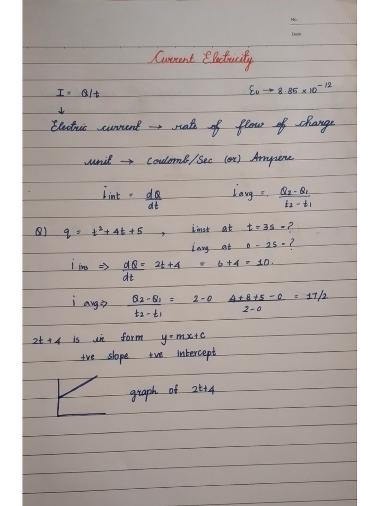 Current Electricity | PDF