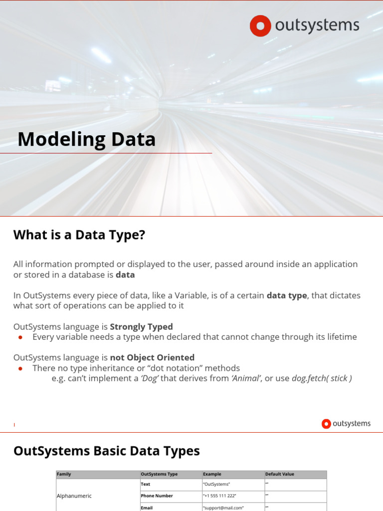 05. Modeling Data | PDF | Data Type | Variable (Computer Science)