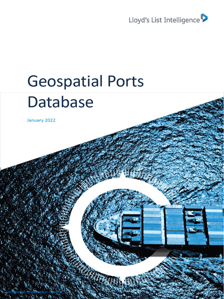 Geospatial Ports Data Dictionary v11 | PDF | Databases | Cartesian ...