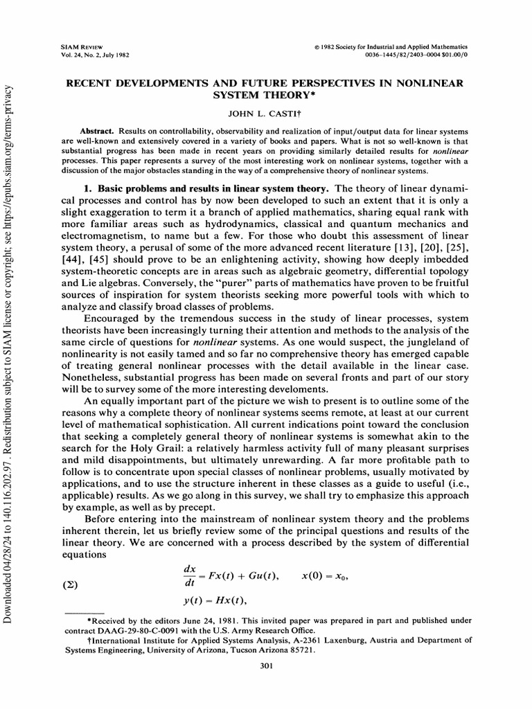 LEONav - 1982 - Recent Developments and Future Perspectives in ...