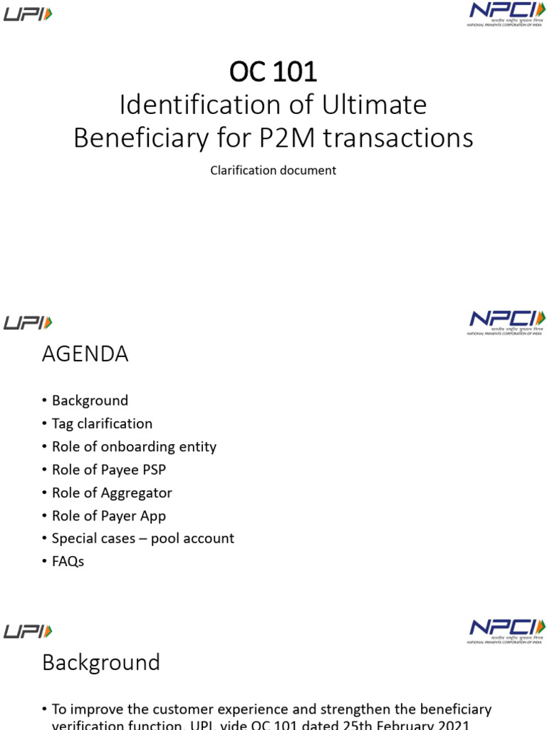 OC101 Clarification Document Draft | PDF | Online And Offline | Computing