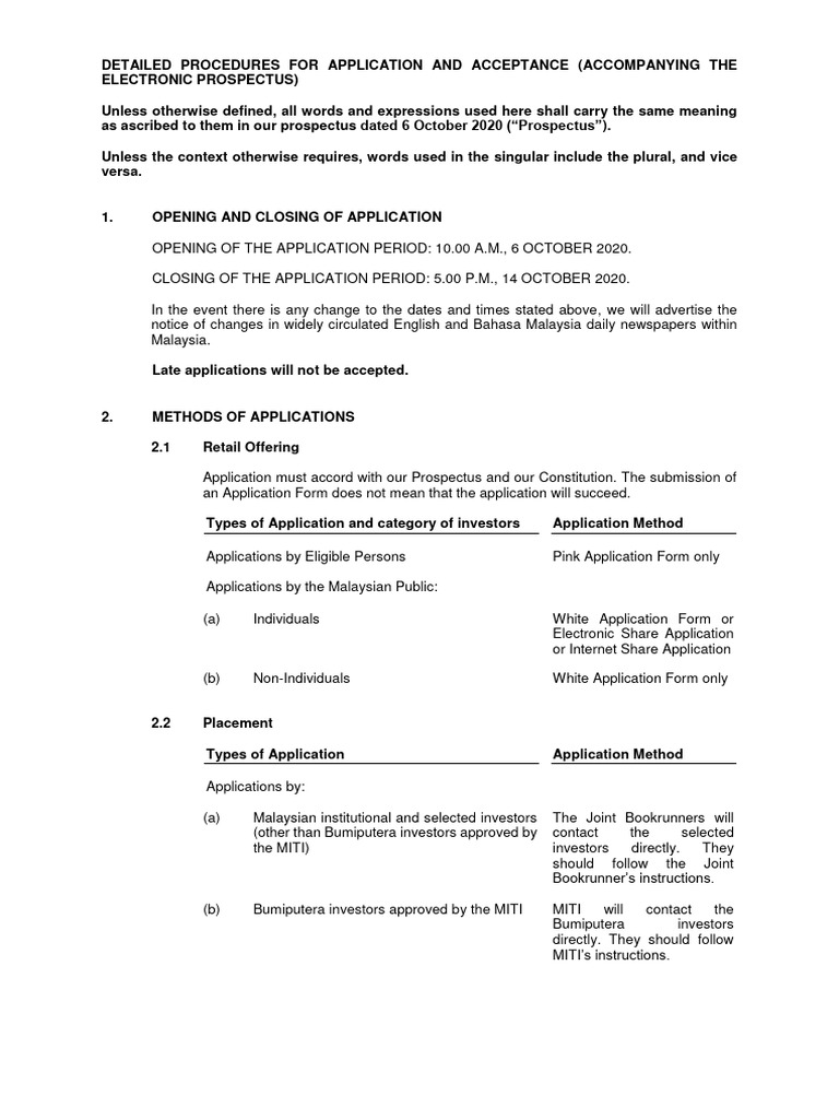 5296 - MRDIY - IPO - IPOP - Detailed Procedures For Application and ...