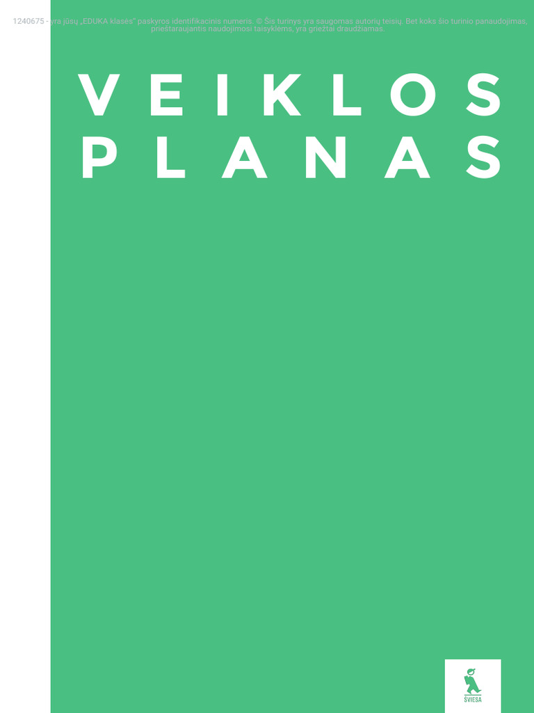 RIESUTAS III Planas Edukai | PDF