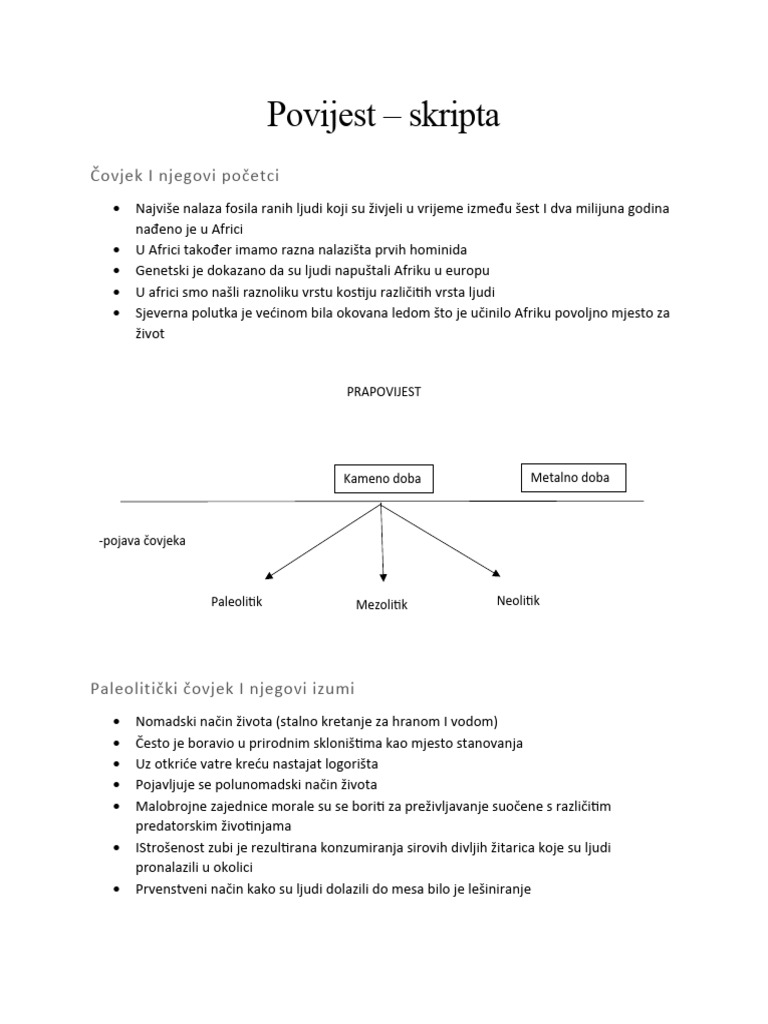 Povijest Skripta Neolitik... | PDF