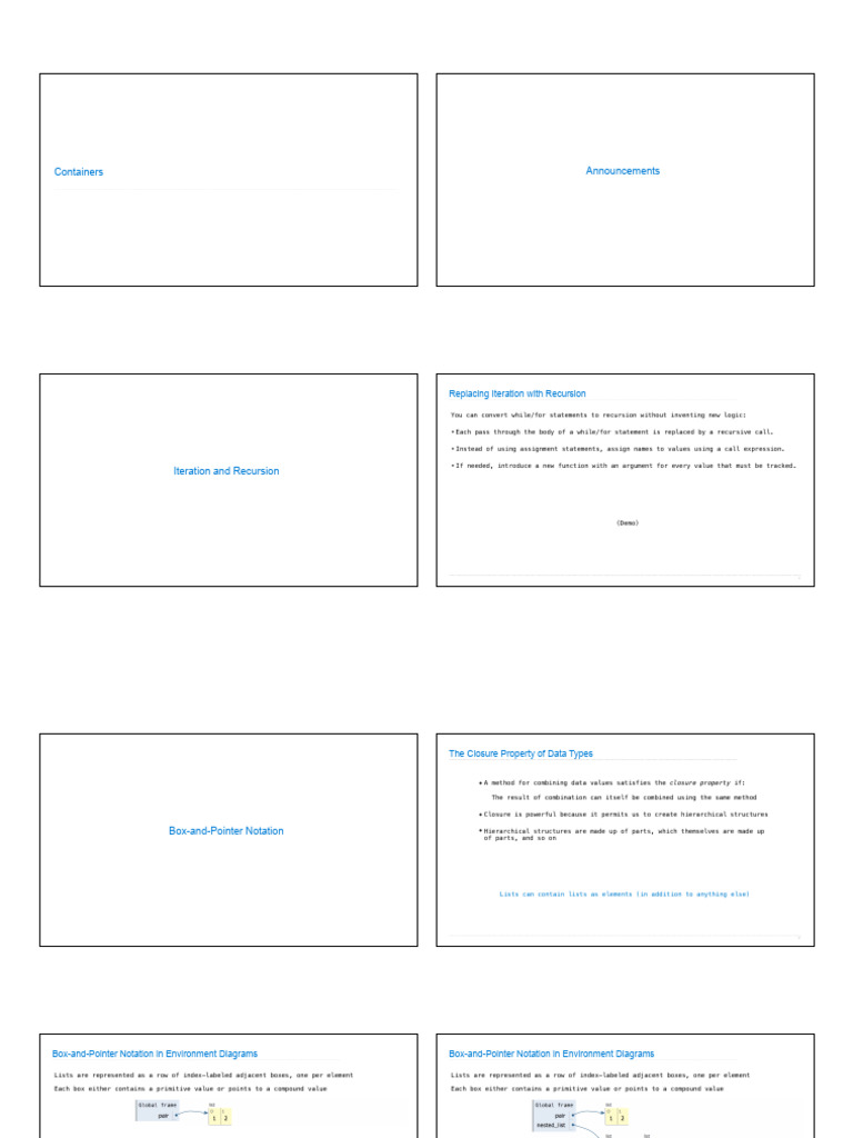 12 Containers 4pp | PDF | Anonymous Function | Parameter (Computer Programming)