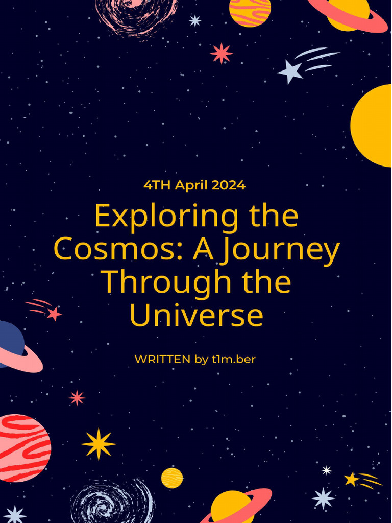 Exploring The Cosmos - A Journey Through The Universe | PDF | Cosmic ...