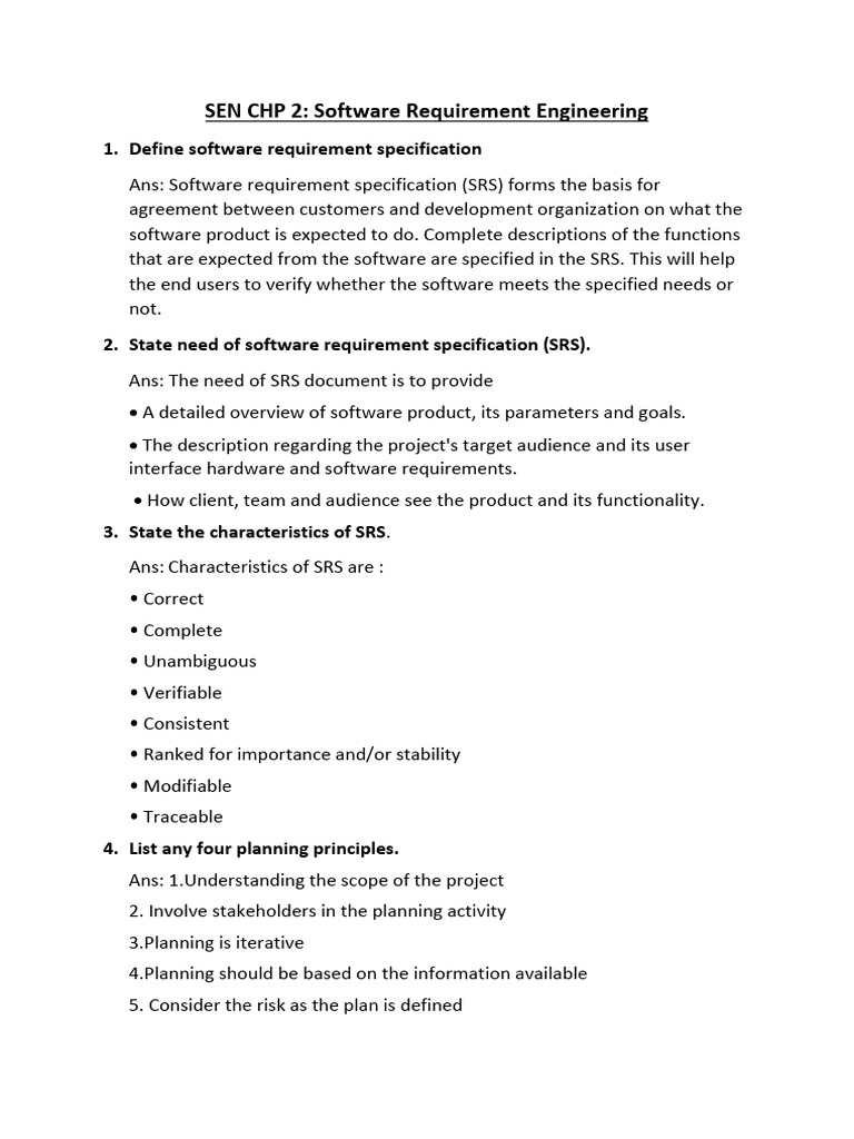 Sen CHP 2 | PDF | Software | Software Engineering