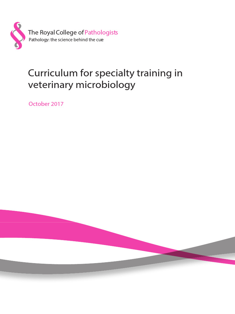 Veterinary Microbiology Curriculum | PDF | Learning | Pathology