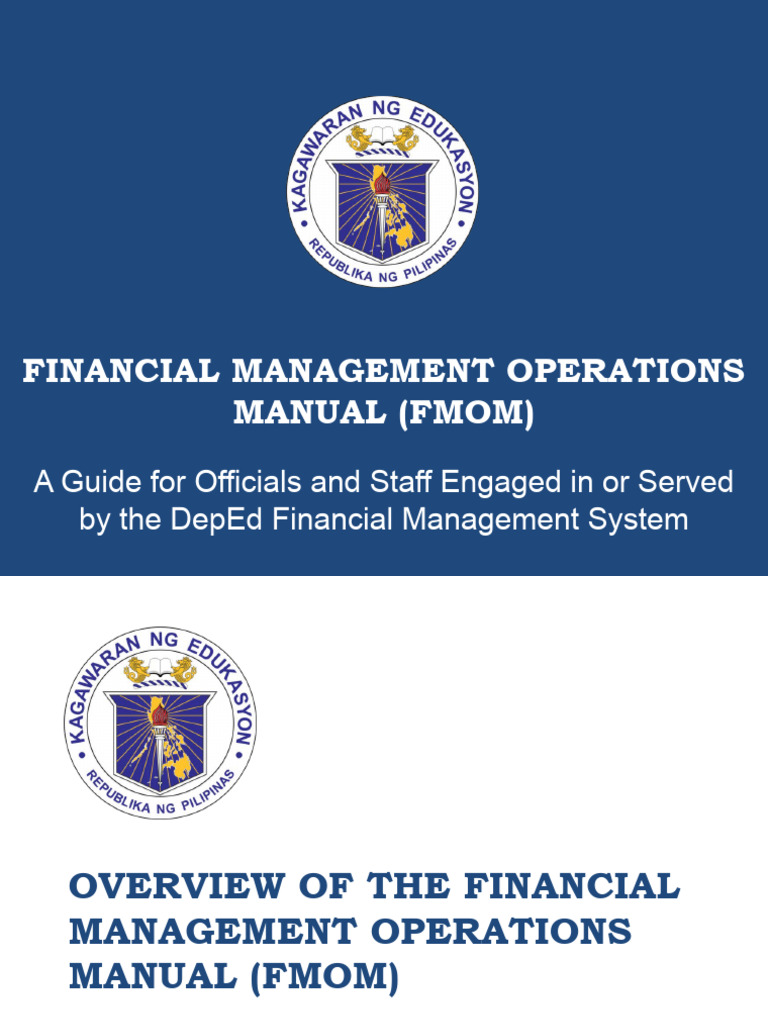 DepEd Financial Management Guide | PDF | Budget | Procurement