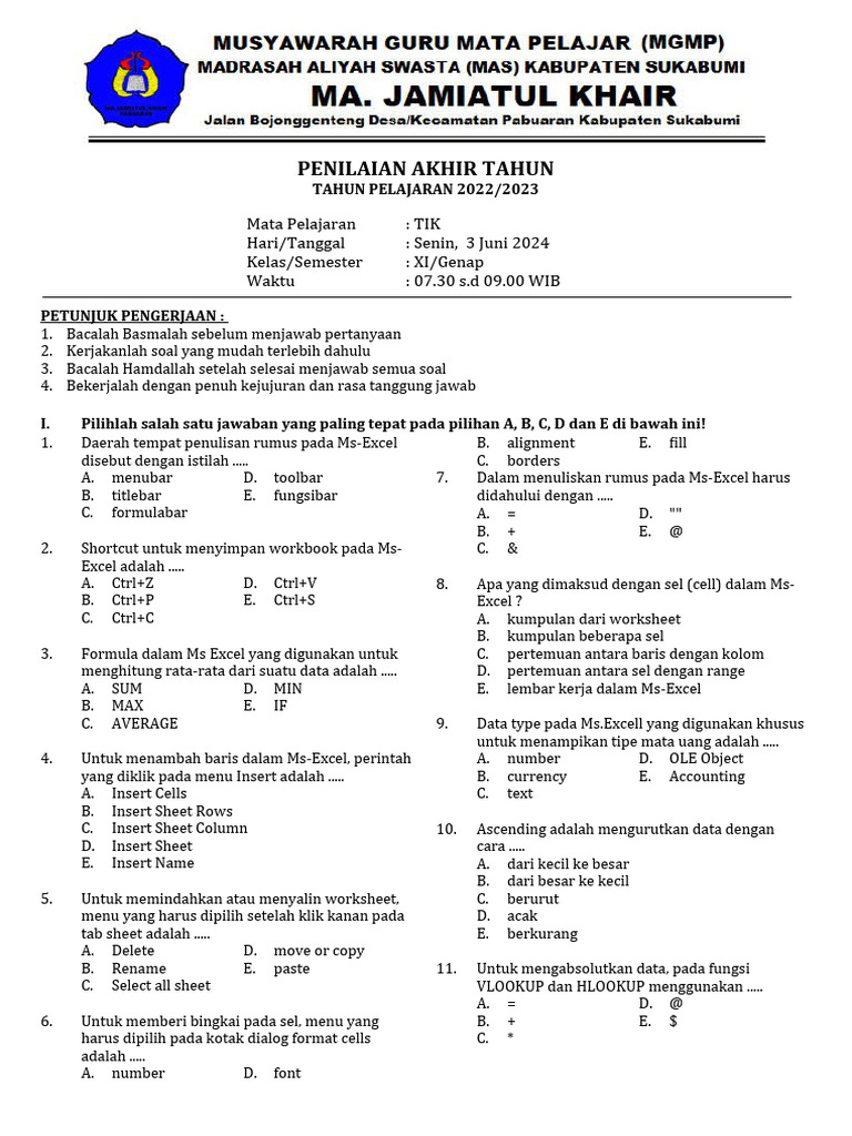 Pat Tik Xi 2024 | PDF