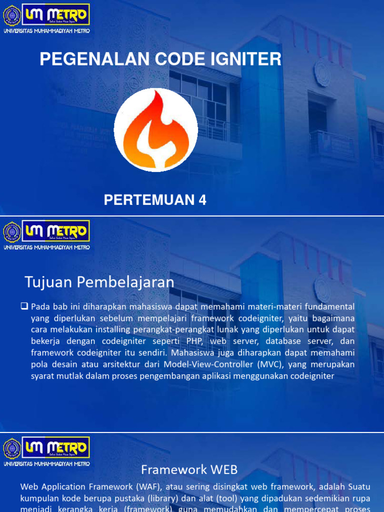 Pengenalan dan Instalasi CodeIgniter MVC | PDF | Komputer