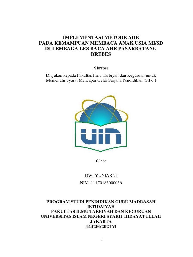 Metode AHE untuk Membaca Anak | PDF