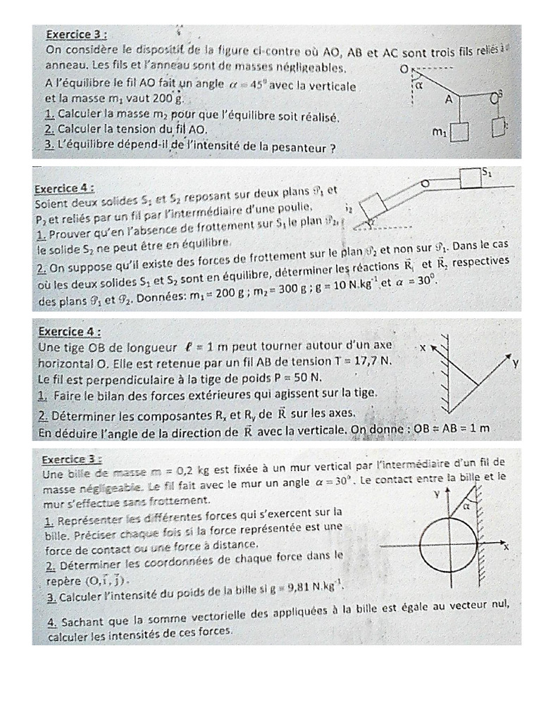 Exercices Forces-2ndc | PDF