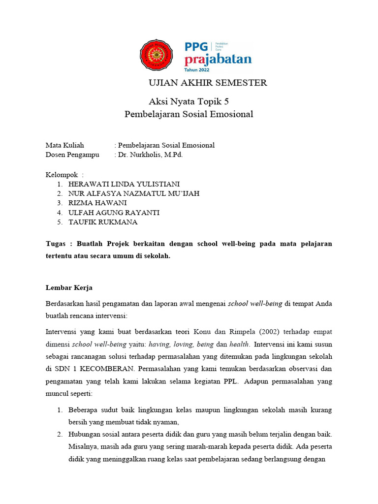 Uas Pse Kelompok | PDF | Karier & Perkembangan