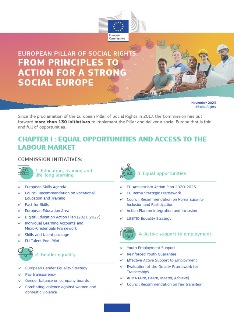 Pillar Factsheet Nov EN 2023-11-20 | PDF | European Union | Social ...