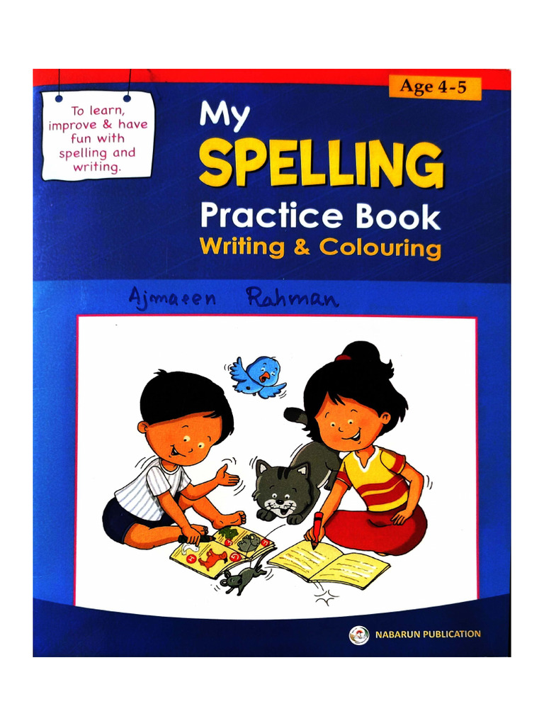 My Spelling Practice Book | PDF