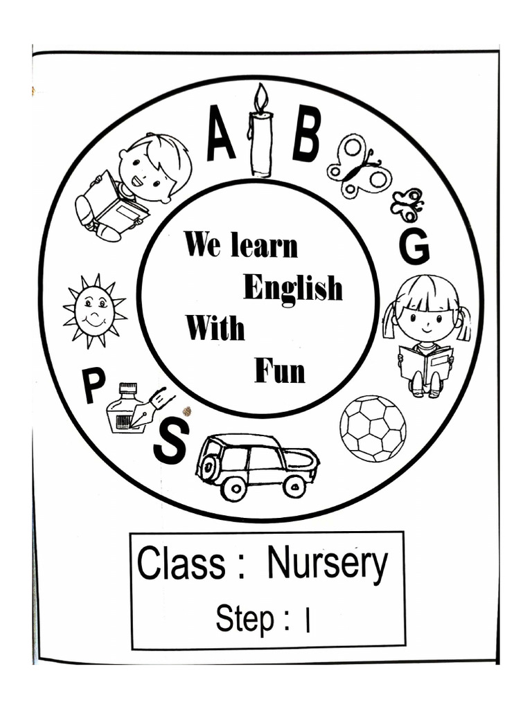 English Workbook 1 2023 Nursery Pdf
