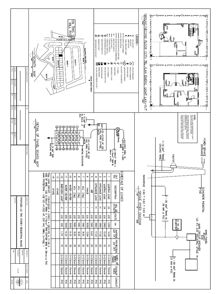 E. Riser Diagram | PDF | Electric Power | Electrical Equipment