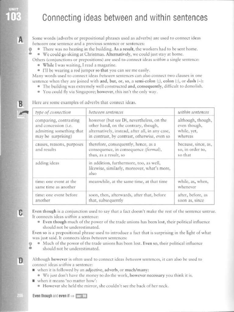 103 Writing complex sentences (student copy) | PDF