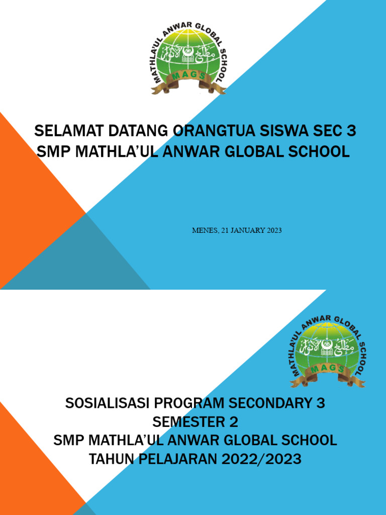 Sosialisasi Program Sec 3 | PDF