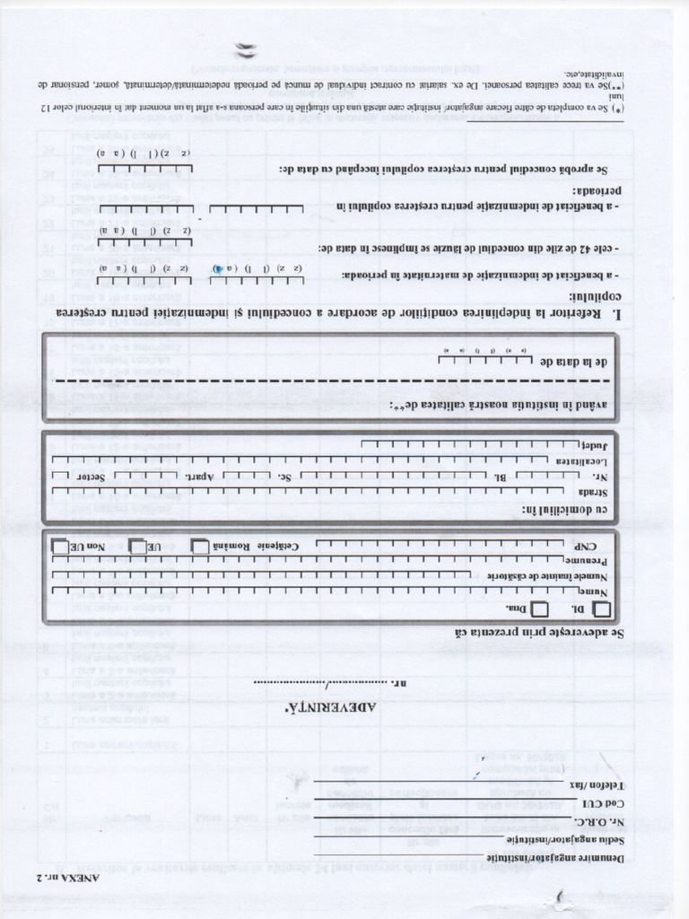 adeverinta | PDF