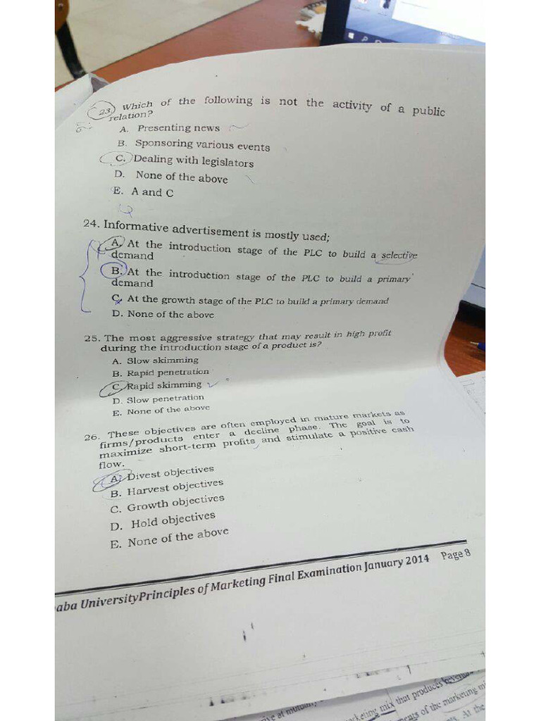 Marketing Exam Collection? | PDF