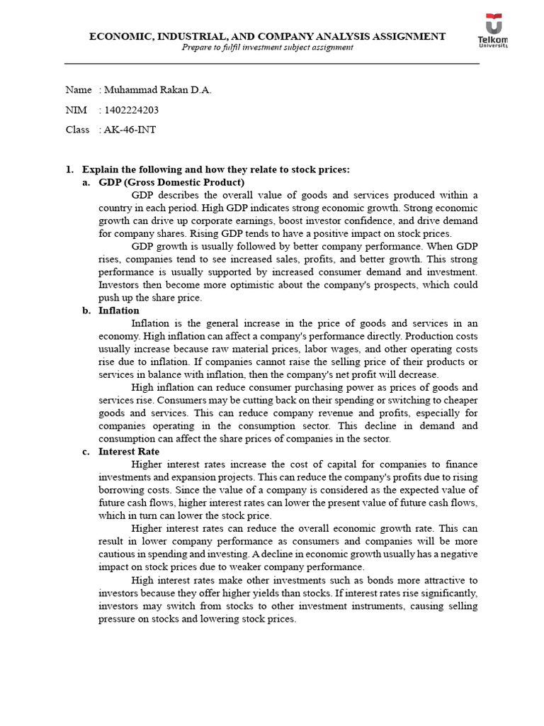 Investment Assignment Week 8 - Muhammad Rakan - 1402224203 | PDF | Investing | Exchange Rate
